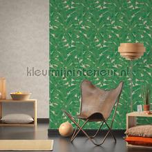 Exotisch blad behang bladmotief bladmotief